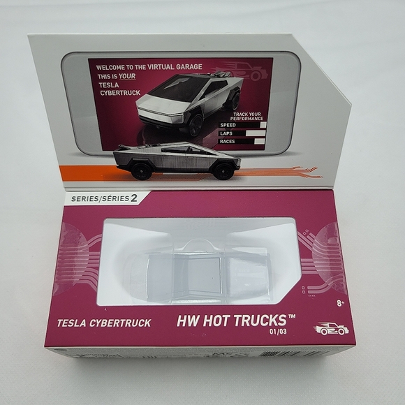 Mattel | Other | Hot Wheels Id Series 2 Tesla Cybertruck Hw Hot Trucks ...